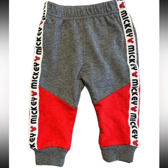 Disney | Bottoms | Mickey Mouse Sweatpants Size 3 Months Unisex Gray ...